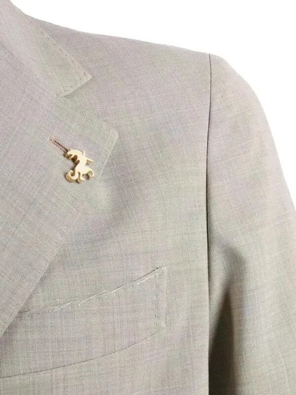 TOMBOLINI Zero Gravity Single-breasted Wool Suit - Neutrals