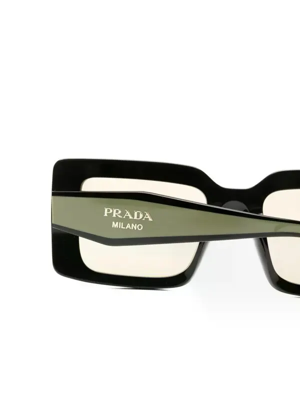 Prada Square-frame Sunglasses - Black
