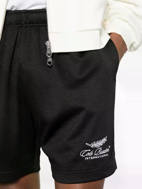 COLE BUXTON Logo Embroidered Shorts