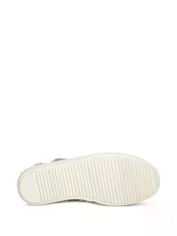 Rick Owens Distressed Low-top Sneakers
