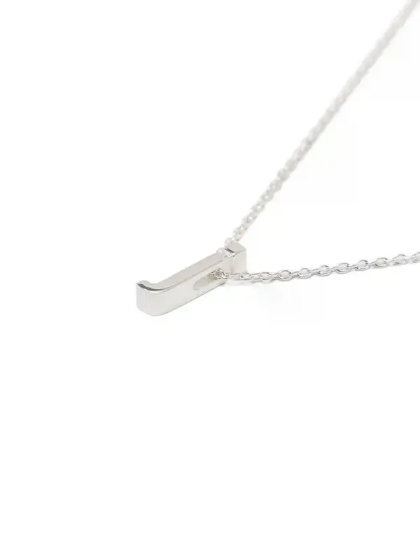 Le Gramme Alphabet Pendant Necklace