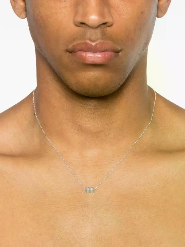 Le Gramme Alphabet Necklace