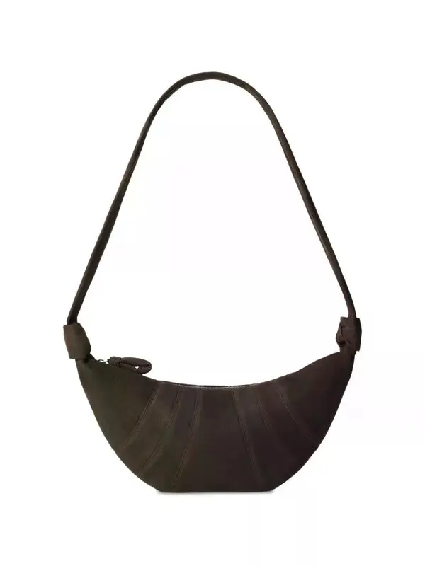 LEMAIRE Medium Croissant Shoulder Bag In Alpaca Nubuck