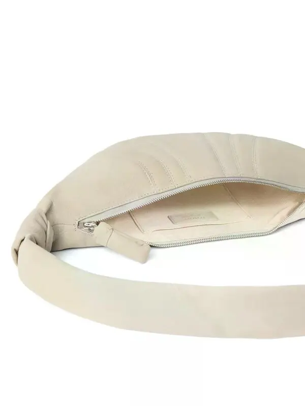 LEMAIRE Small Croissant Bag In Alpaca Nubuck - Neutrals