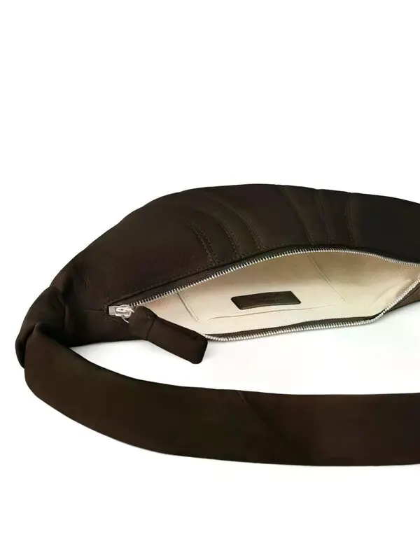 LEMAIRE Small Croissant Shoulder Bag - Brown