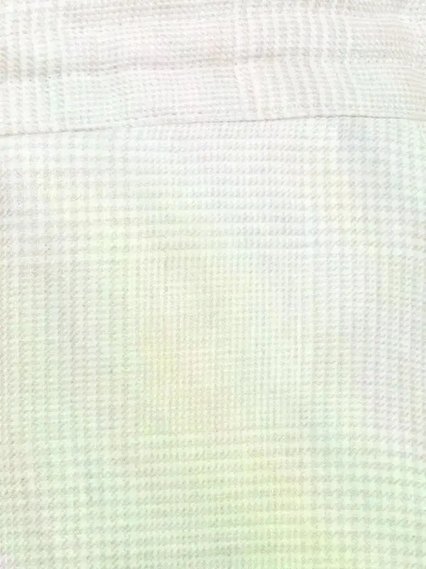 LARDINI Linen Prince Of Wales Check Trousers