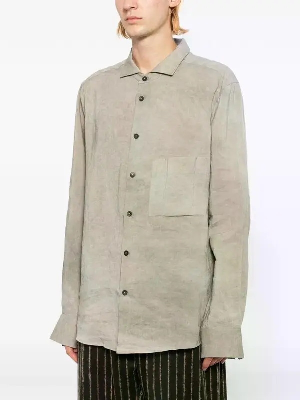 ZIGGY CHEN Chest-pocket Long-sleeve Shirt