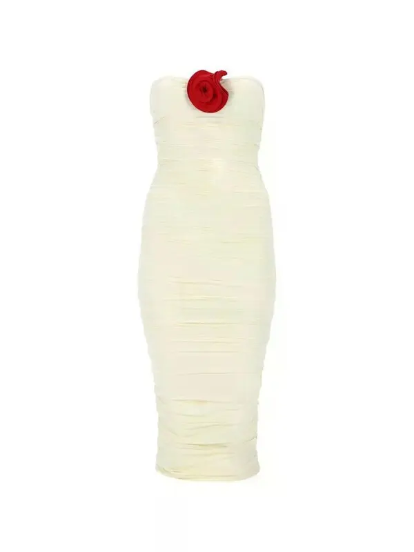 LA REVECHE Mireya Floral Embellishment Maxi Dress