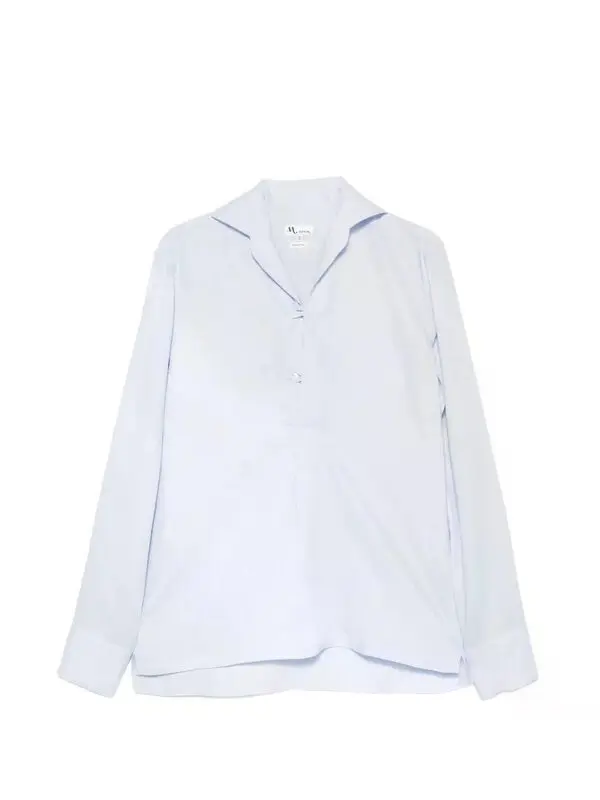 DOPPIAA Spread-collar Button-fastening Shirt