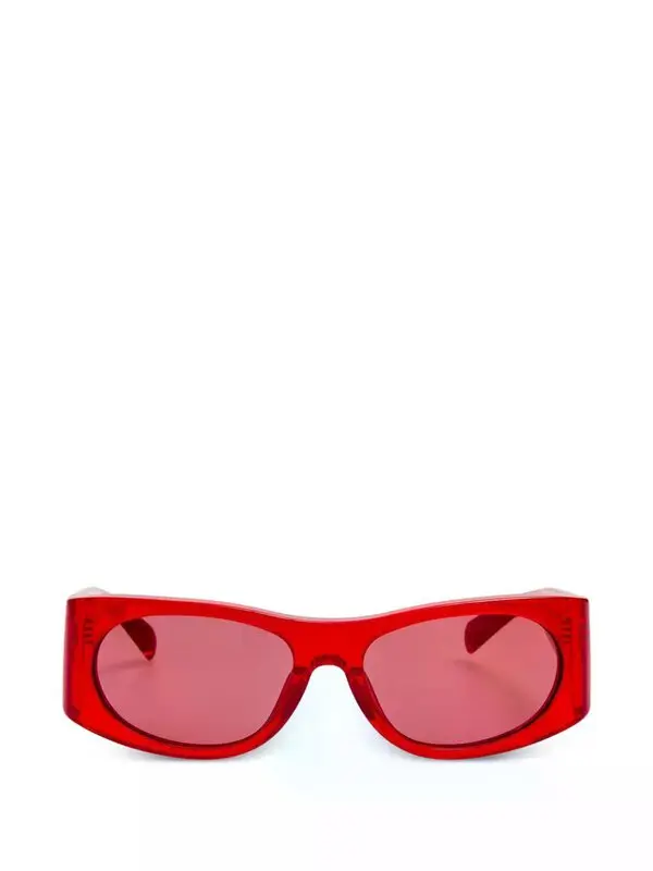 Jacquemus Rectangle Sunglasses - Red