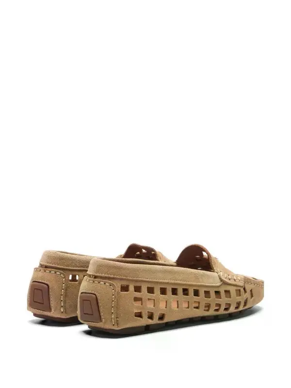 Casadei C-chain Laser-cut Loafers