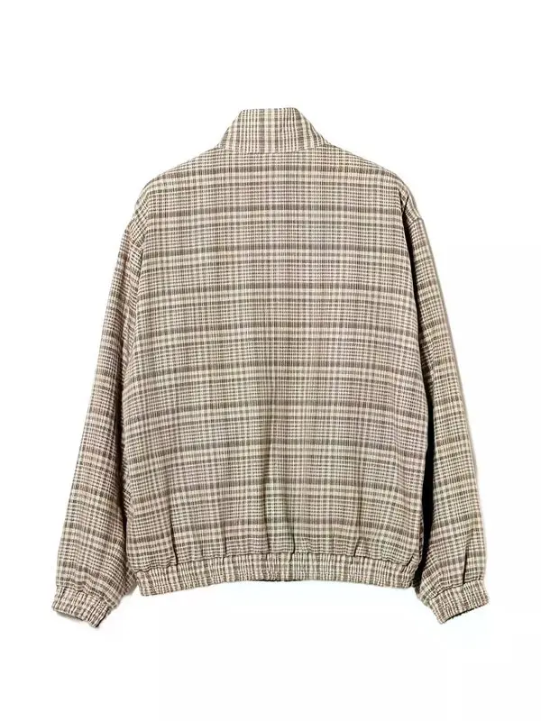 Auralee Check Zip-up Jacket
