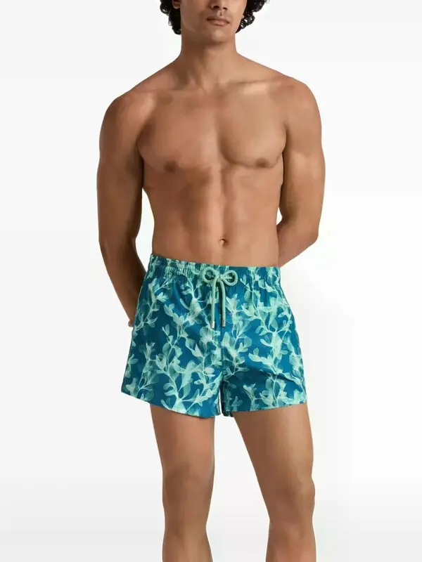 Vilebrequin Seaweed Print Swim Shorts