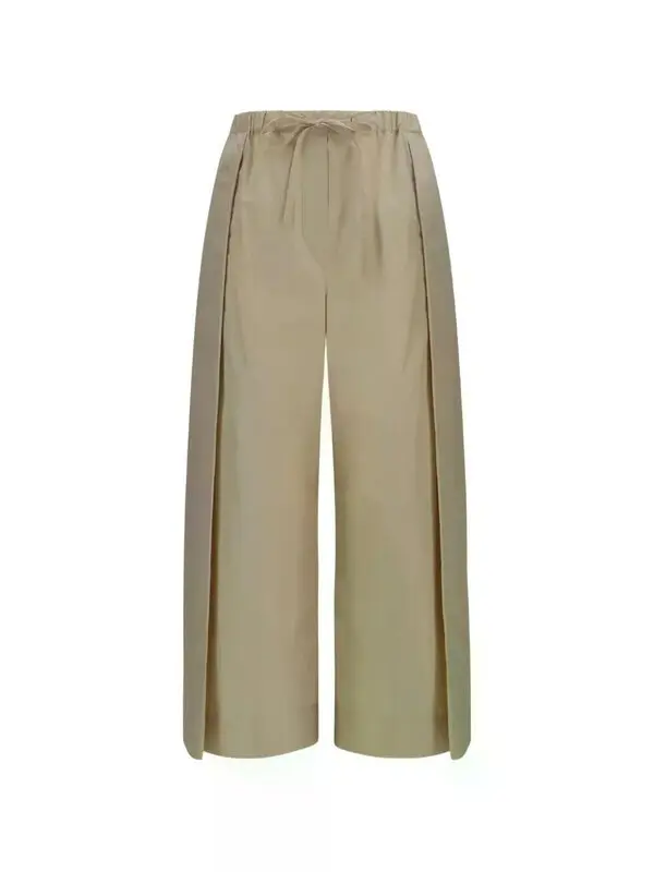 Loewe X Paula's Ibiza Anagram Embroidered Cropped Trousers