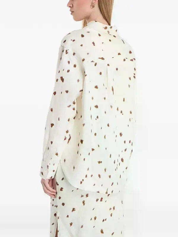 SAMSOE SAMSOE Abstract Print Shirt