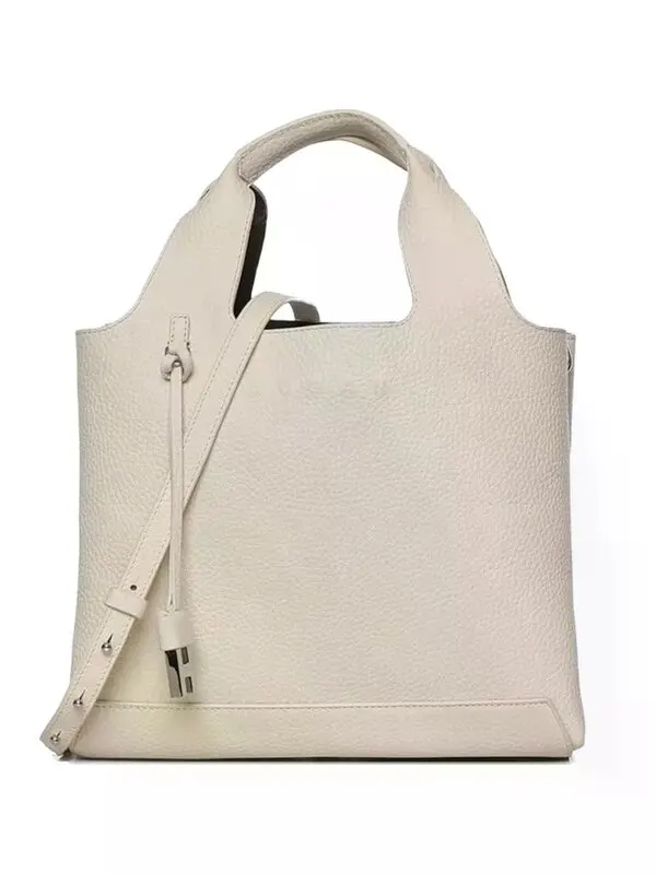 Hogan Grained Leather Tote Bag