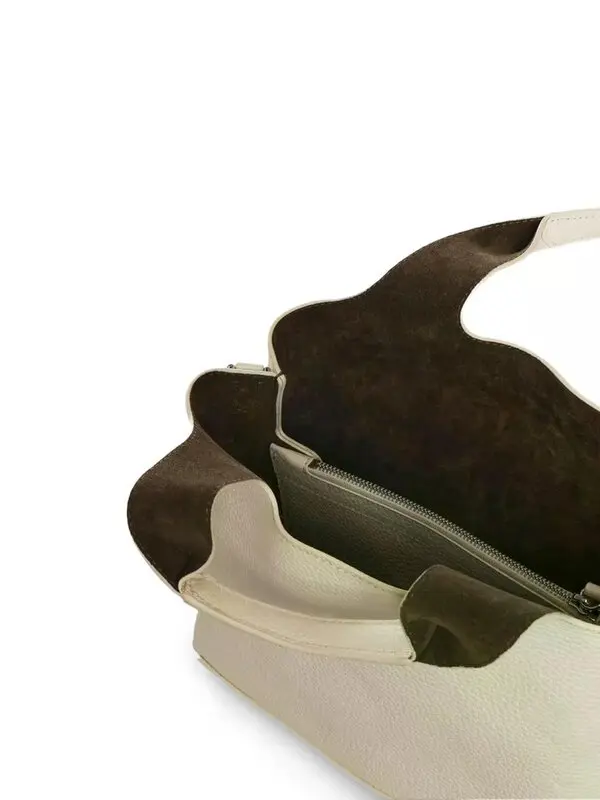 Hogan Grained Leather Tote Bag