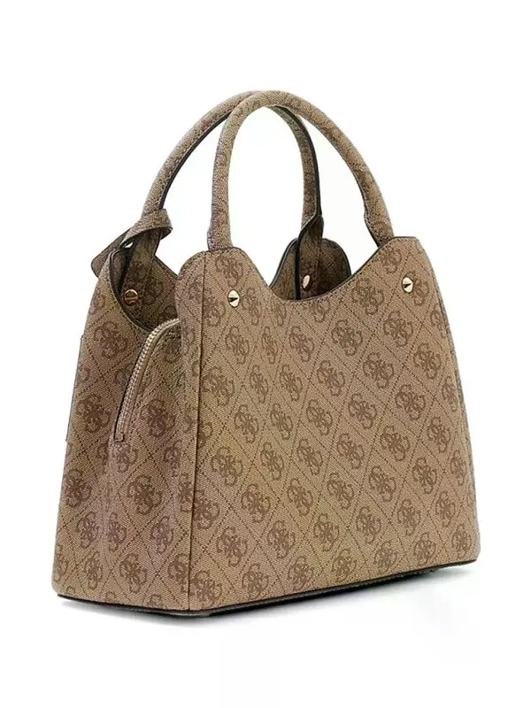Guess Logo Pattern Tote Bag