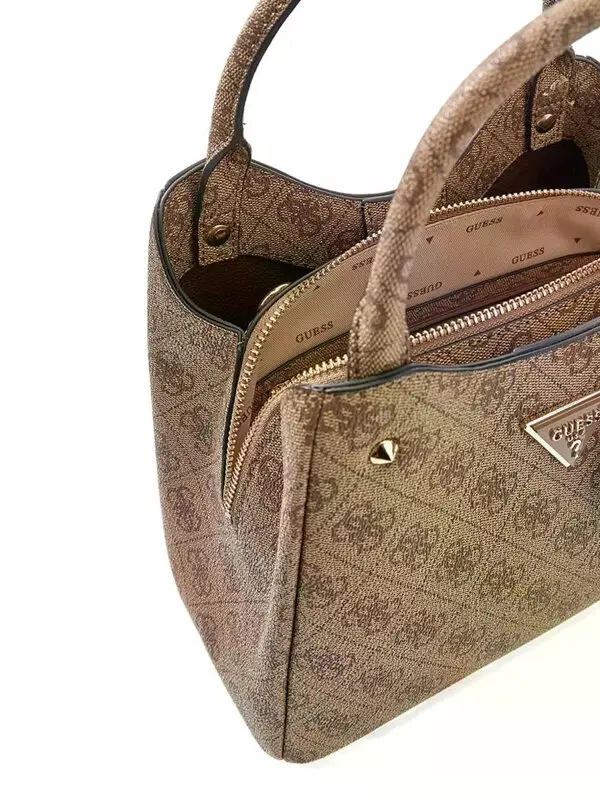 Guess Logo Pattern Tote Bag