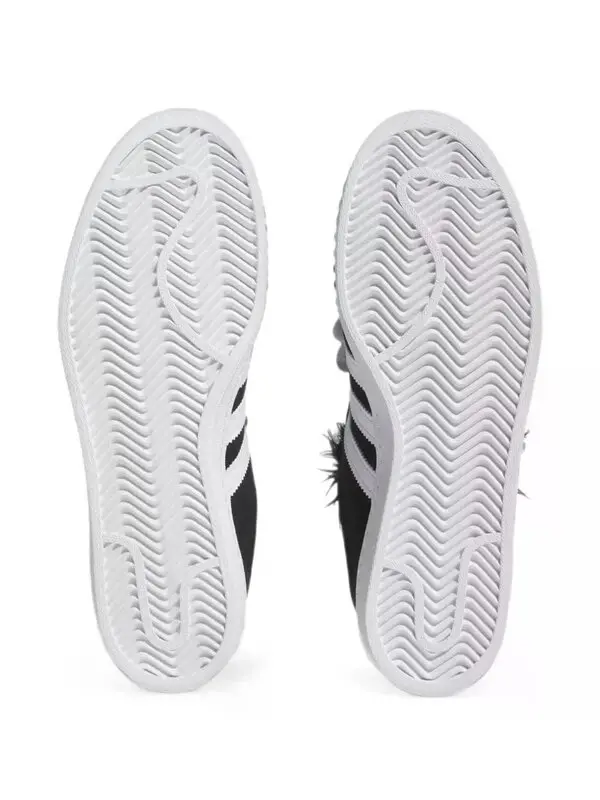 Adidas Jeremy Scott X Campus 80s Bone Appliqué Sneakers