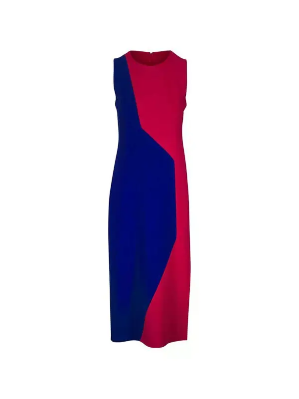 Akris Sleeveless Colour-block Maxi Dress