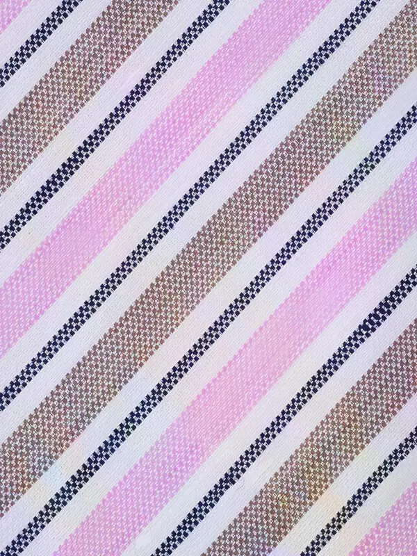 Zegna Diagonal Stripe Textured Neck Tie