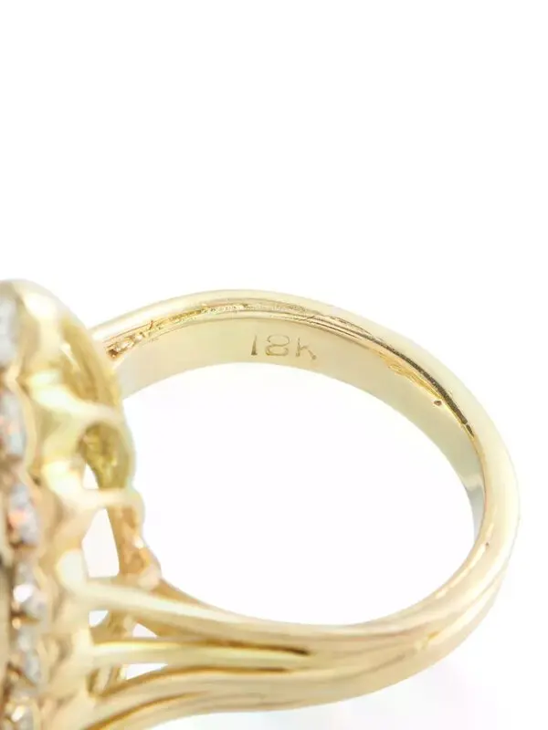 LB EXCLUSIVE Opal And Diamond Ring In 18k Yellow