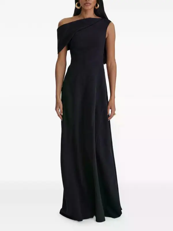 MOOS STUDIO Off-shoulder Gown With Paneling