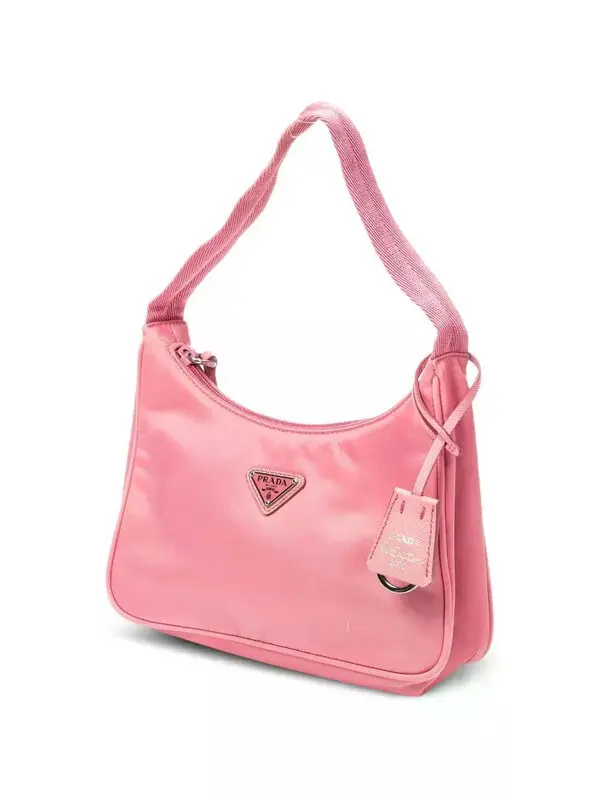 Prada Mini Logo-plaque Tote Bag