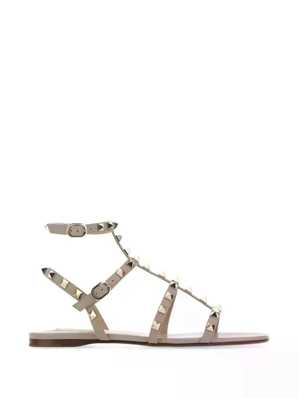 Valentino Garavani Rockstud Leather Sandals - Pink