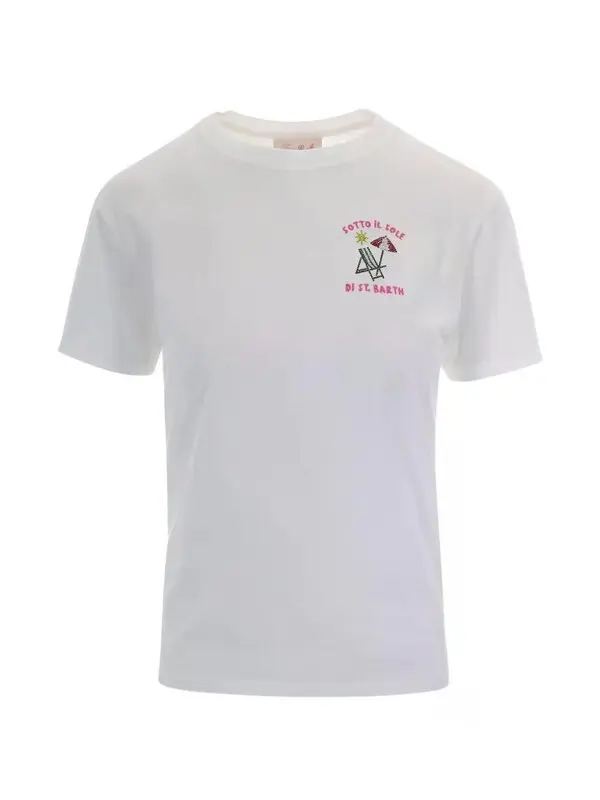MC2 SAINT BARTH Emilie Embellished T-shirt