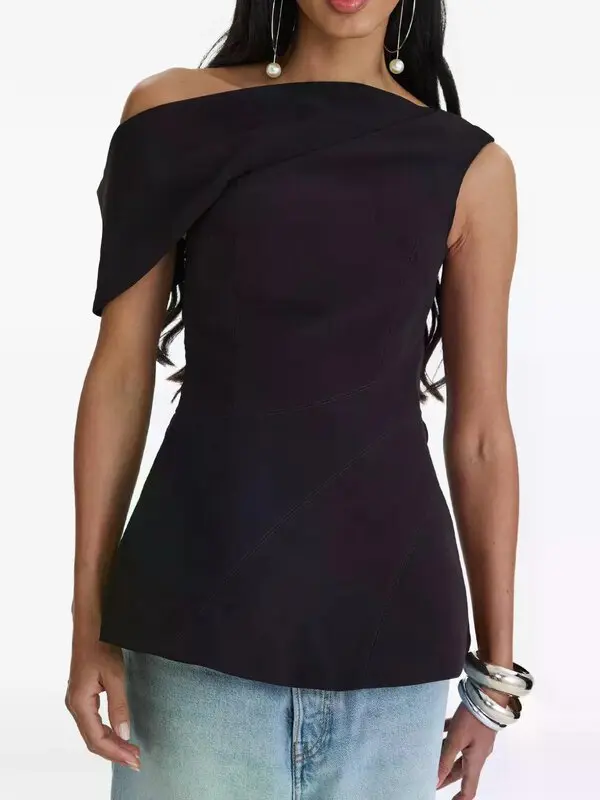 MOOS STUDIO One-shoulder Asymmetric Top