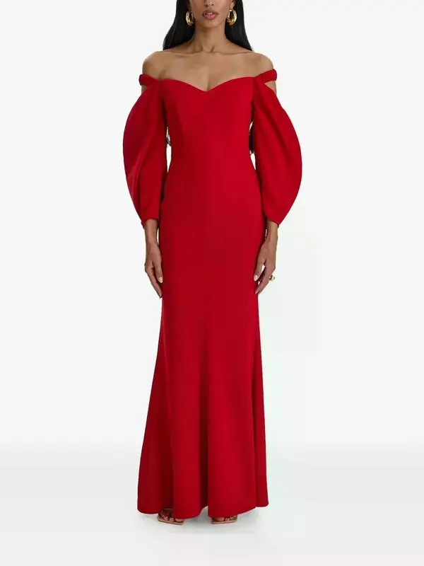 MOOS STUDIO Tulip Off-shoulder Gown