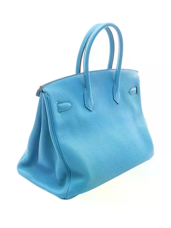 Hermès 35 Birkin Retourne Togo Handbag - Blue
