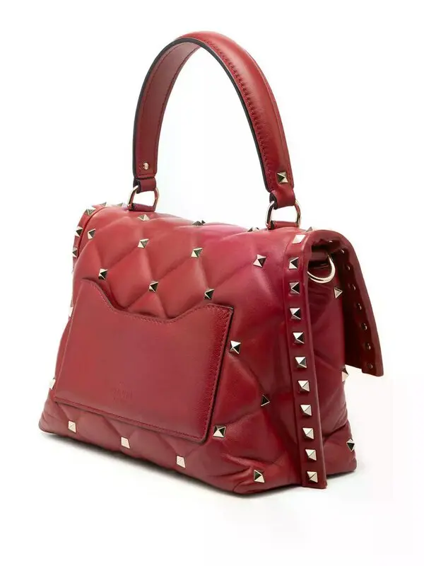 Valentino Garavani Medium Lambskin Candystud Top Handle Satchel
