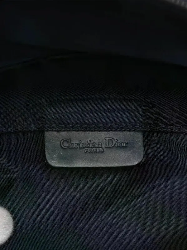 Dior Diorissimo Canvas Saddle Pouch - Blue