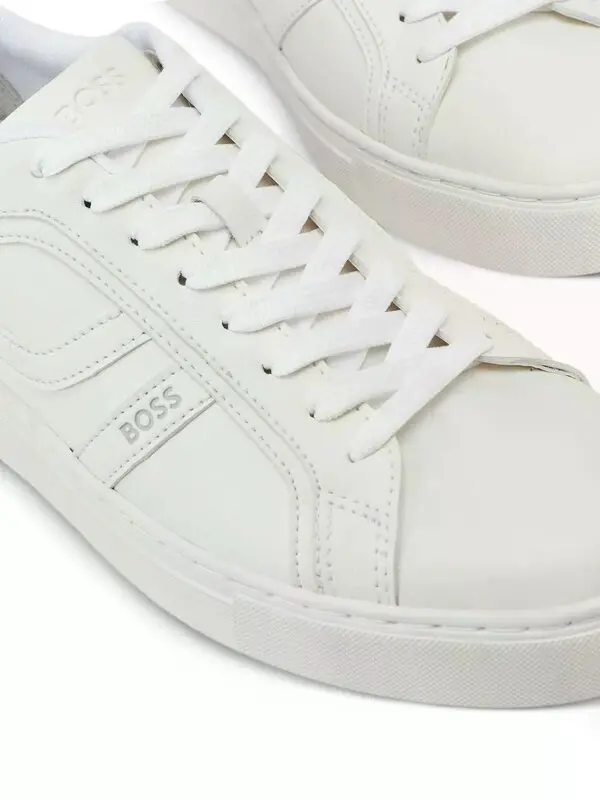 BOSS Logo Print Sneakers