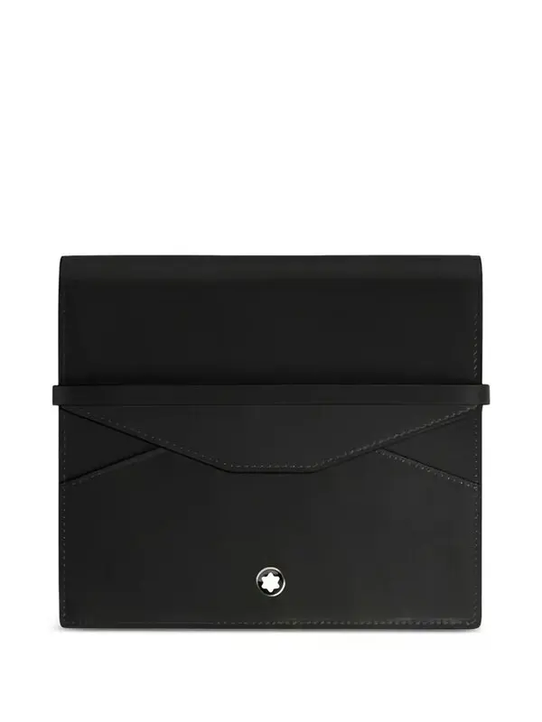 Montblanc Logo-plaque Leather Pen Pouch - Black