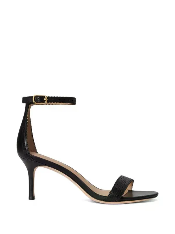 Ralph Lauren Allie Brogue Detail Heeled Sandals