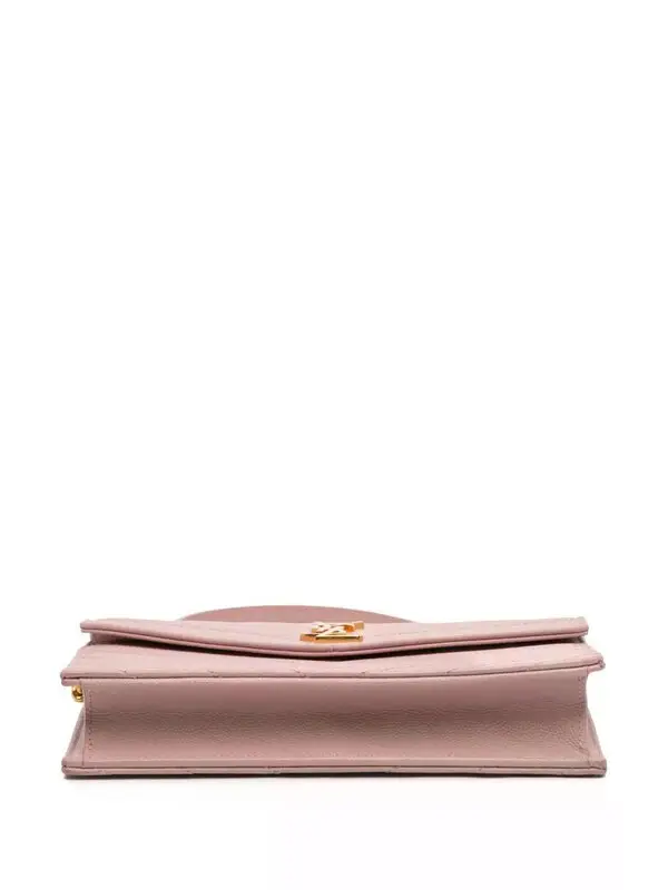 Saint Laurent Cassandre Envelope Chain Wallet Crossbody Bag - Pink