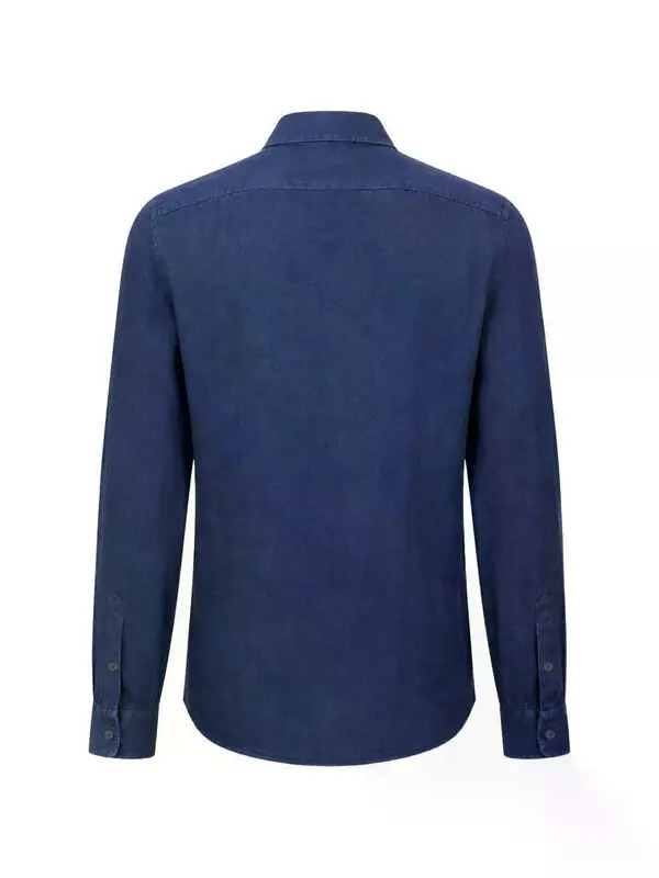 120% Lino Long-sleeved Linen Shirt
