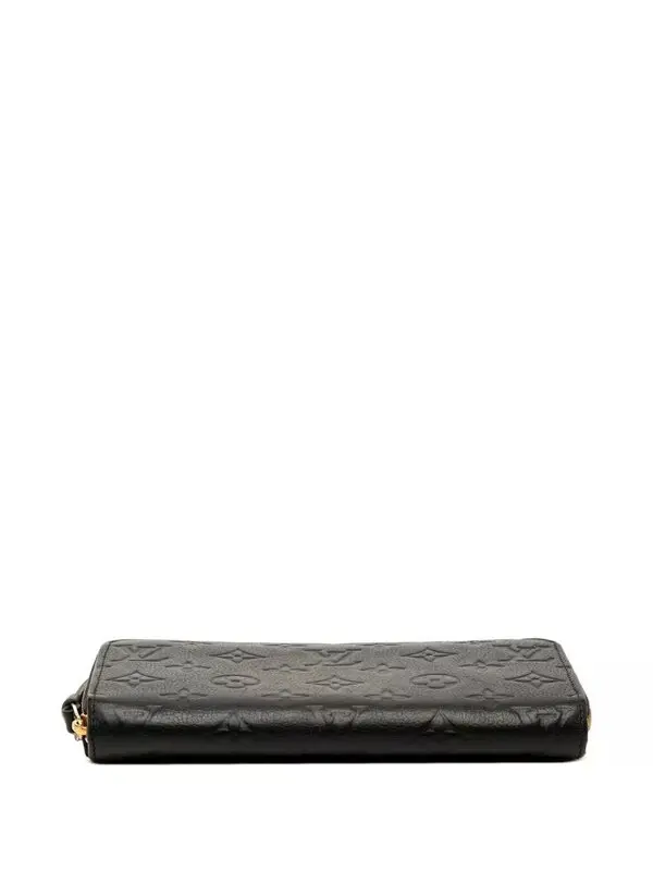 LOUIS VUITTON 2021-2026 Monogram Empreinte Zippy Wallet Long Wallets - Black