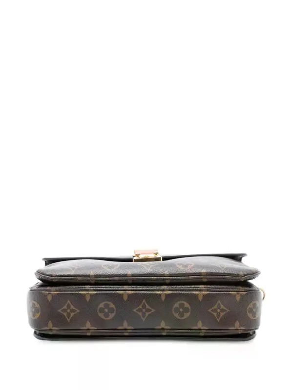 LOUIS VUITTON Monogram Pochette Metis Satchel - Brown