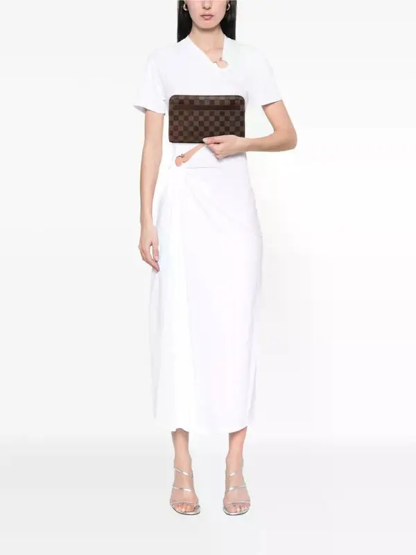 LOUIS VUITTON Damier Ebene Saint Louis Pochette Clutch Bag