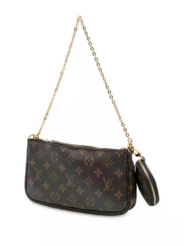 LOUIS VUITTON Monogram Multi Pochette Accessories Satchel - Brown