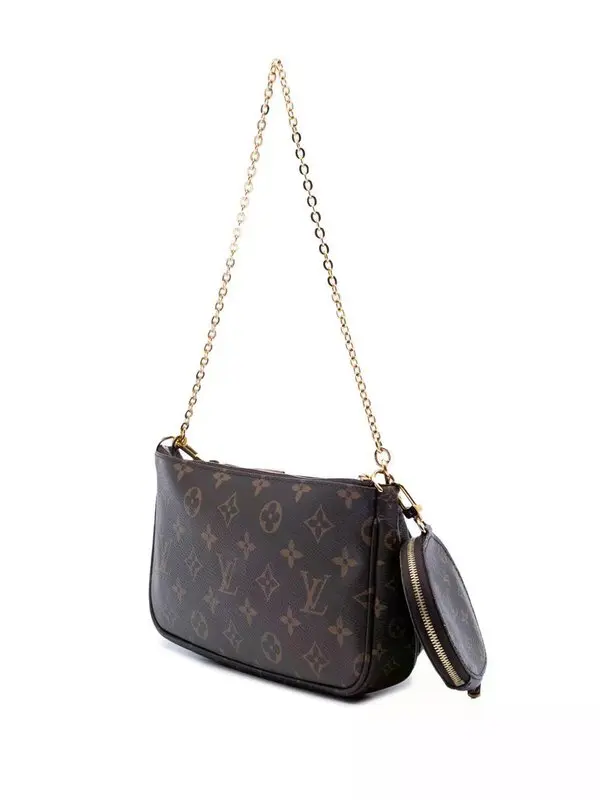 LOUIS VUITTON 2020 Monogram Multi Pochette Accessoires Satchel - Brown