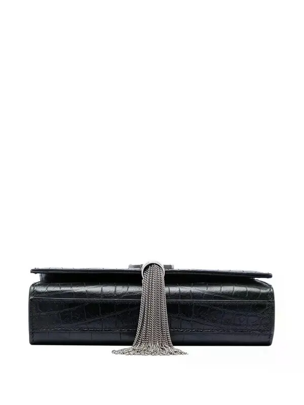 Saint Laurent Small Embossed Kate Tassel Crossbody Bag