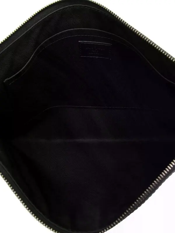 LOUIS VUITTON Monogram Eclipse Discovery Pochette Gm Clutch Bag