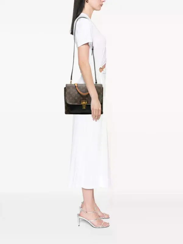 LOUIS VUITTON Monogram Marignan Satchel - Black