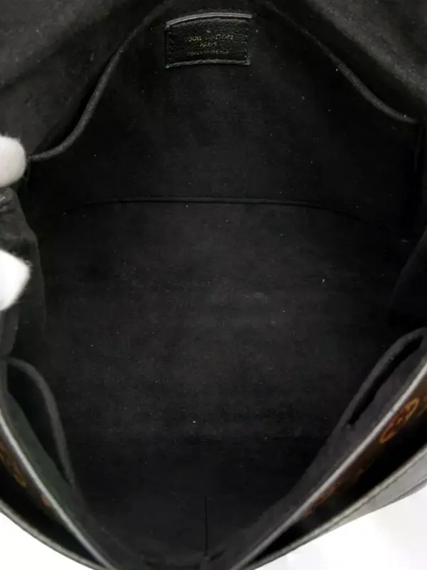 LOUIS VUITTON Monogram Marignan Satchel - Black